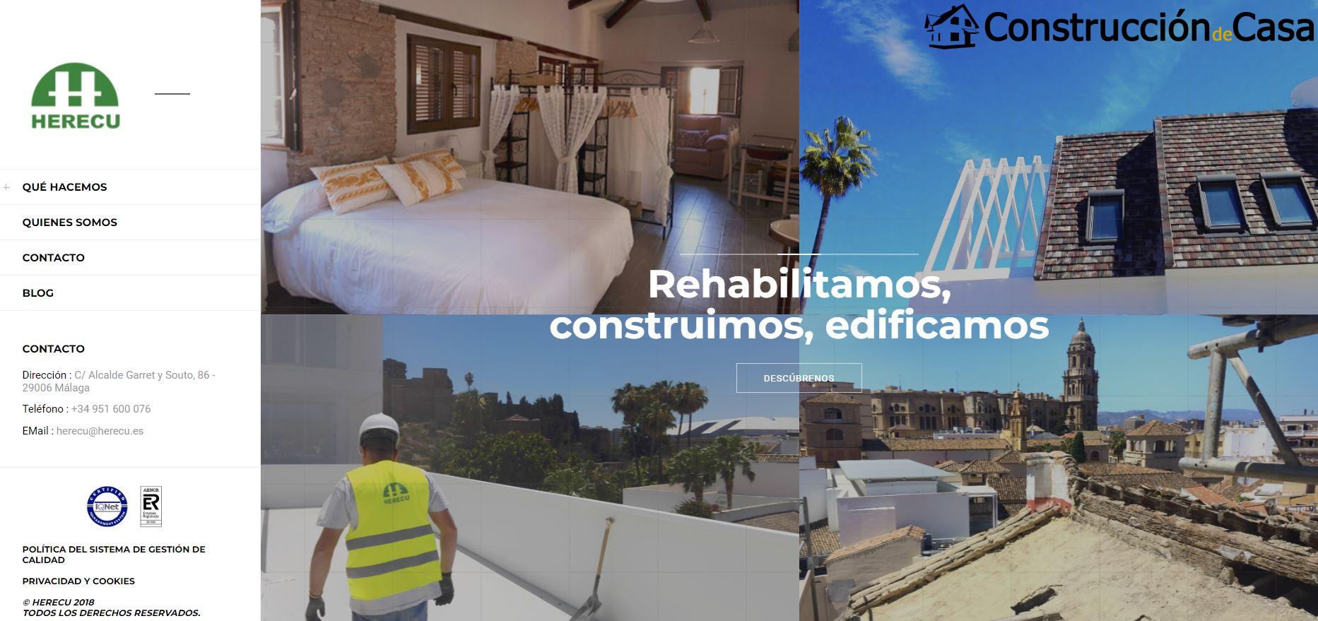 Constructoras Málaga - Mejores empresas de construcción en Málaga - Construcción de Casa