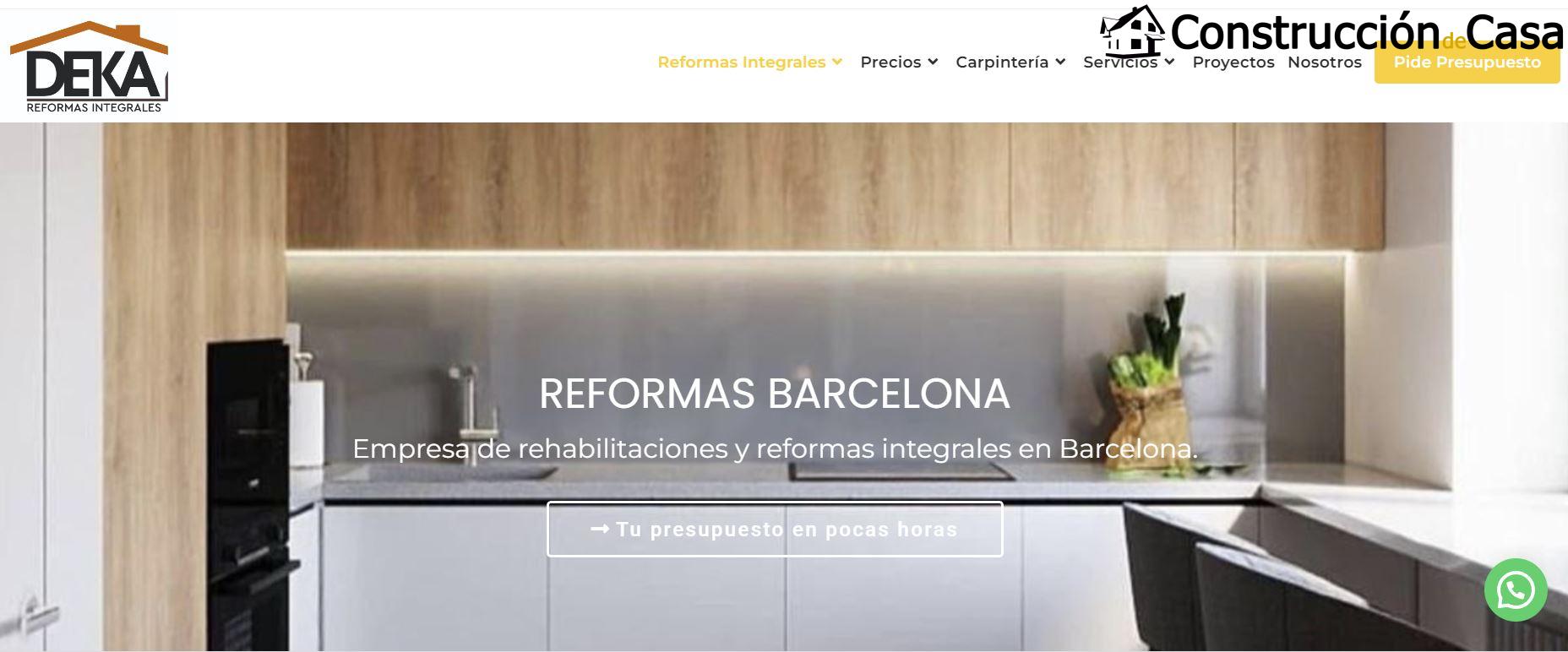 Constructoras en Barcelona - Empresas de construcción en Barcelona - Construcción de Casa